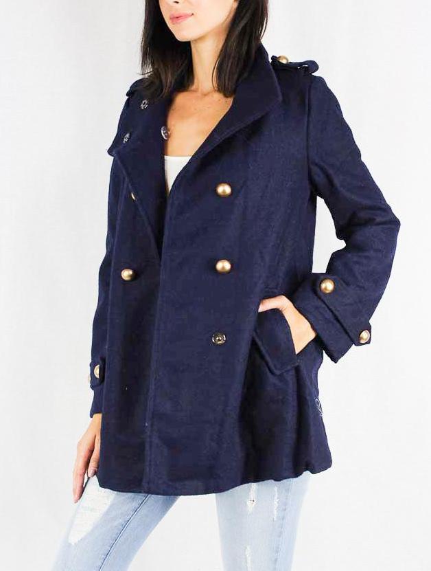 Navy Coat – HailJax
